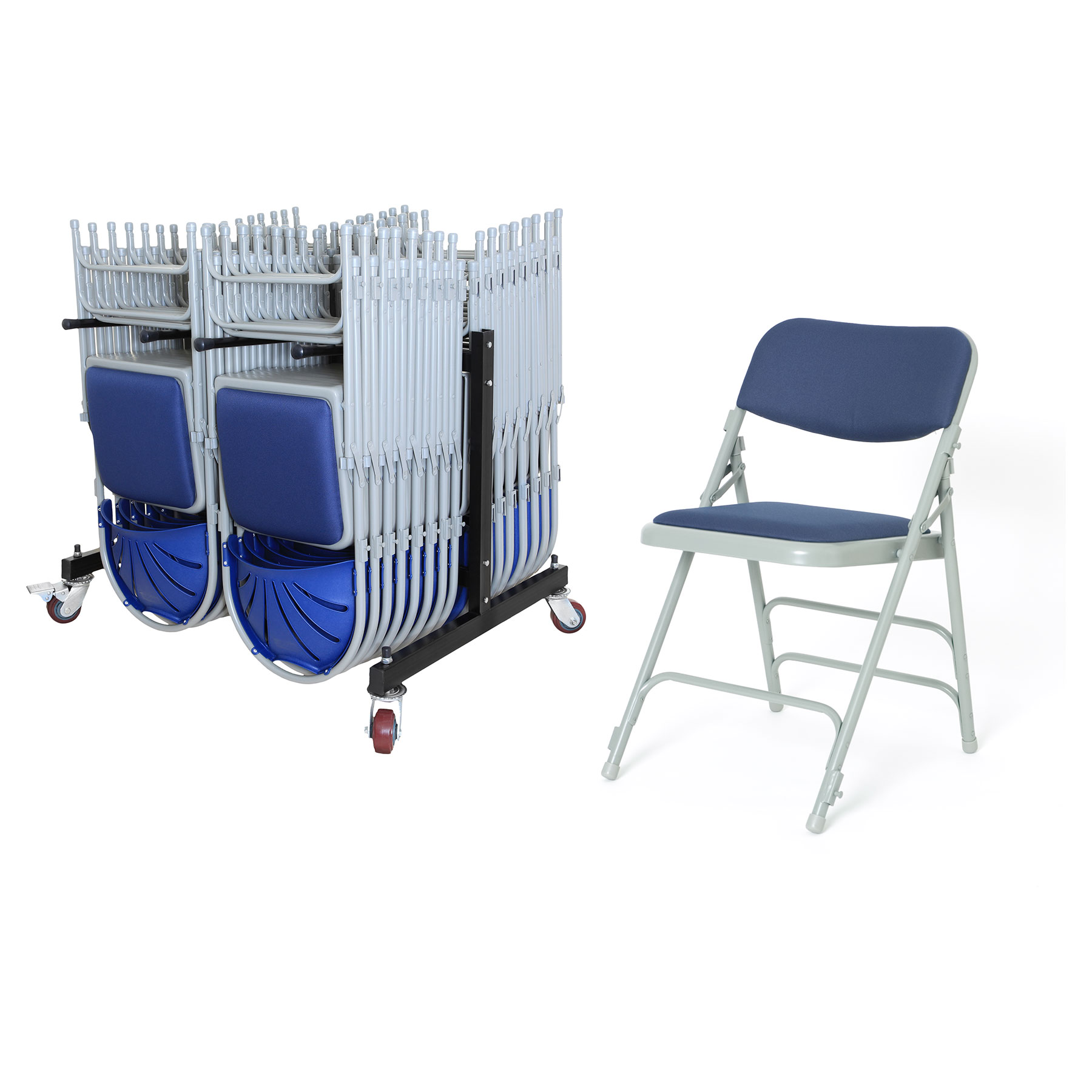28 Comfort Folding Chair + Trolley Bundle Furniture for Churches ...