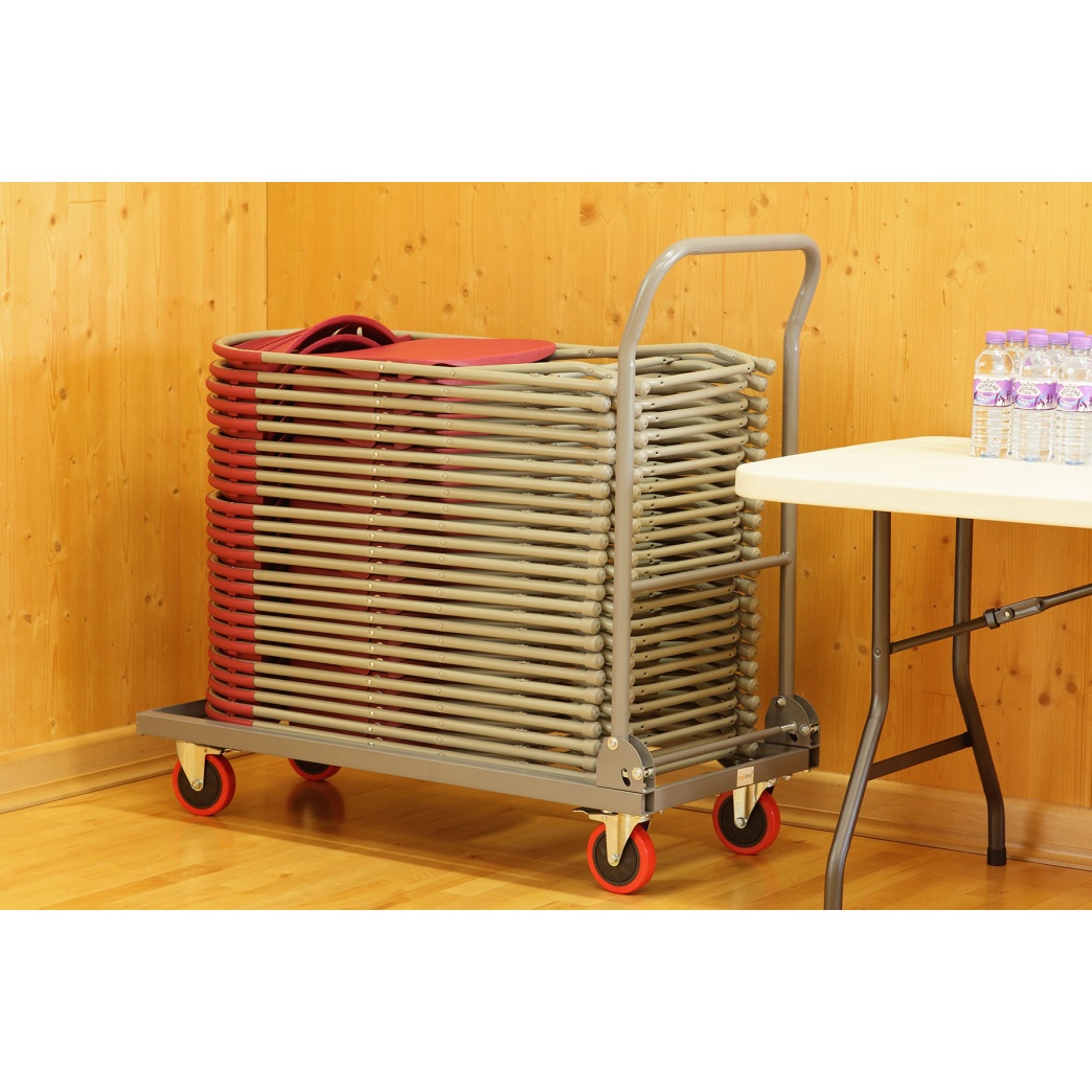 40 Classic Plus Folding Chair + Trolley Bundle Furniture for Churches ...