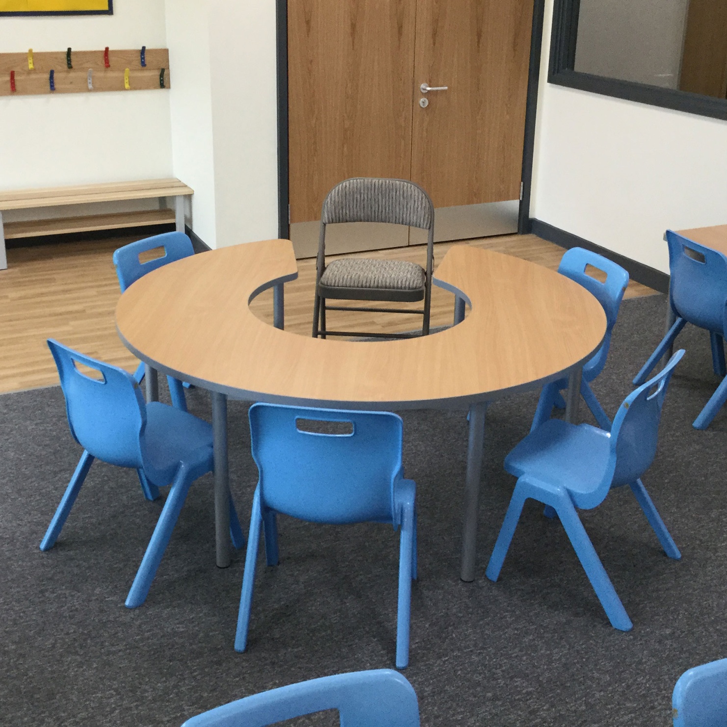 Enviro Classroom Keyhole Table Furniture for Churches & Communities