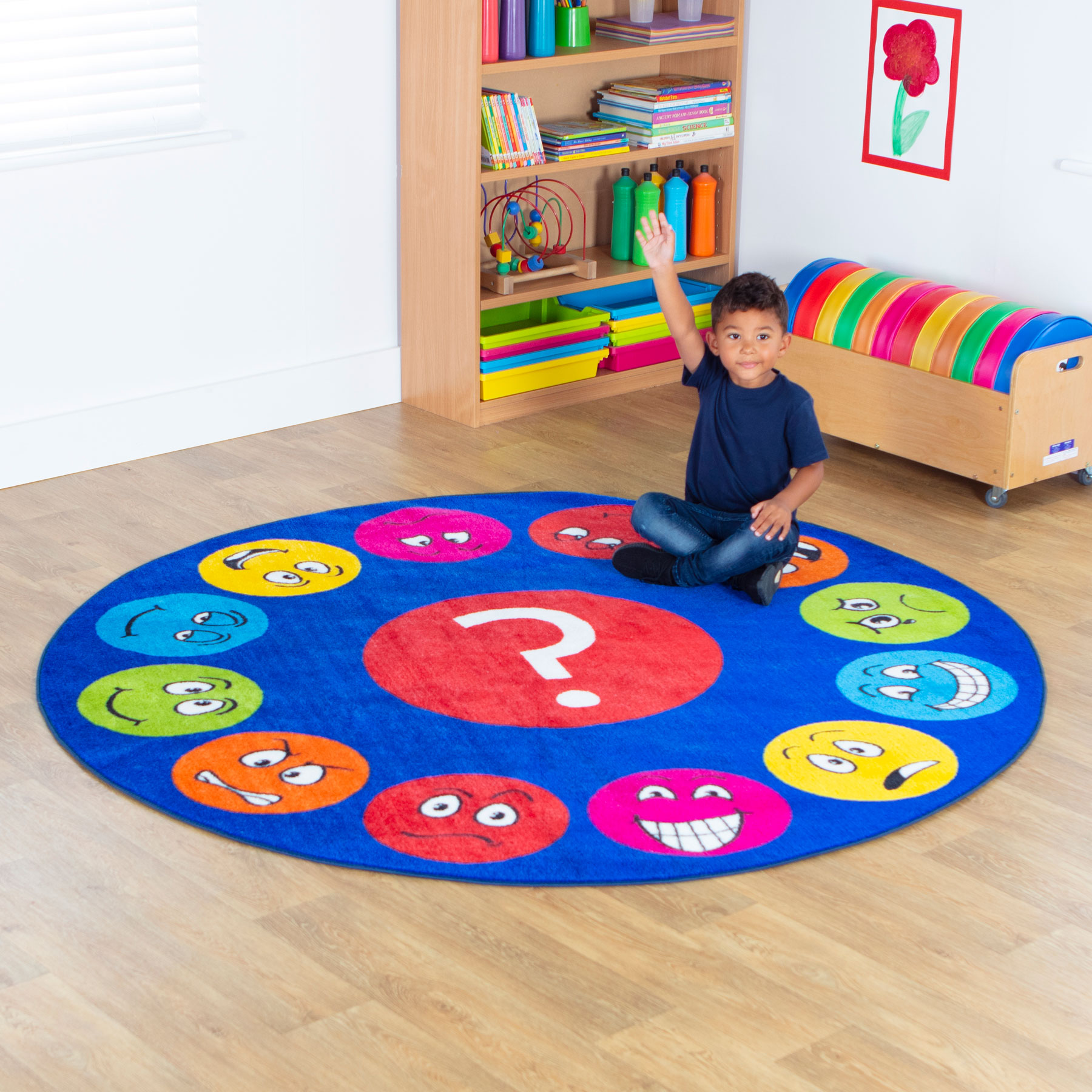 Emotions™ Faces Circular Carpet Furniture for Churches & Communities