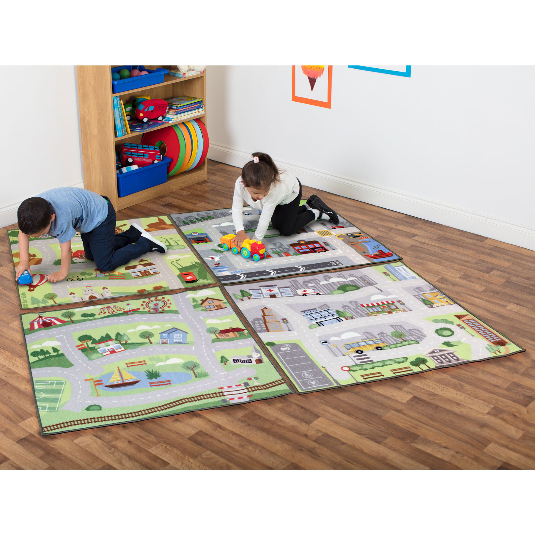 Small World Road Map Set 1 Indoor / Outdoor Carpets Furniture for ...