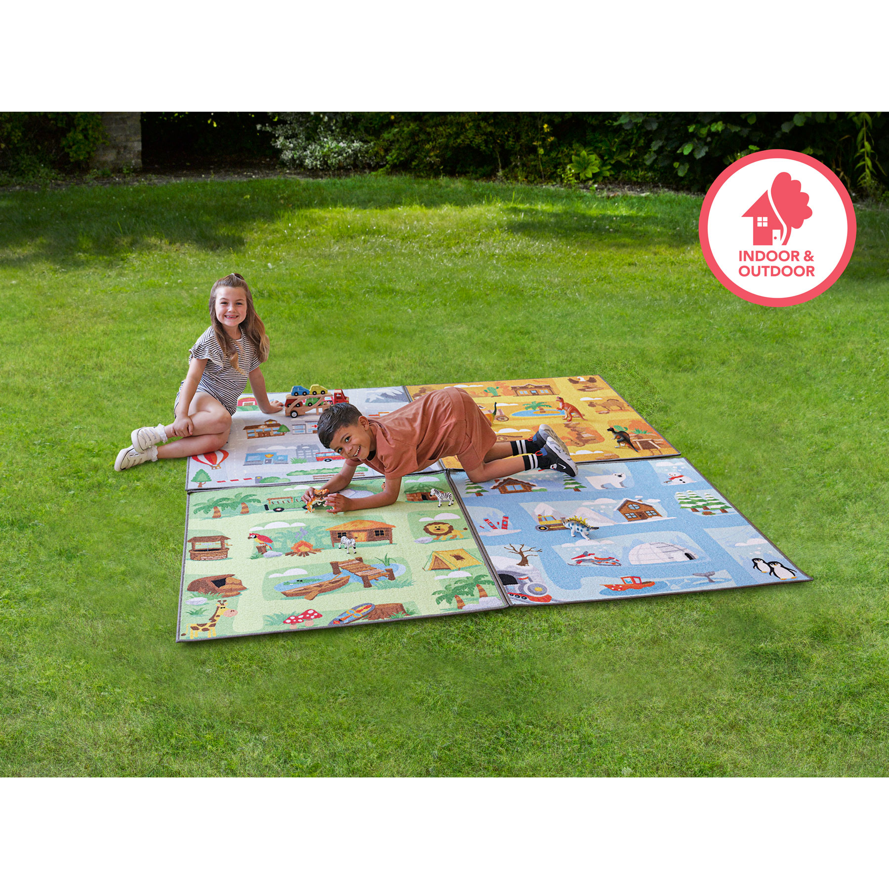 Small World Road Map Set 2 Indoor / Outdoor Carpets Furniture for ...