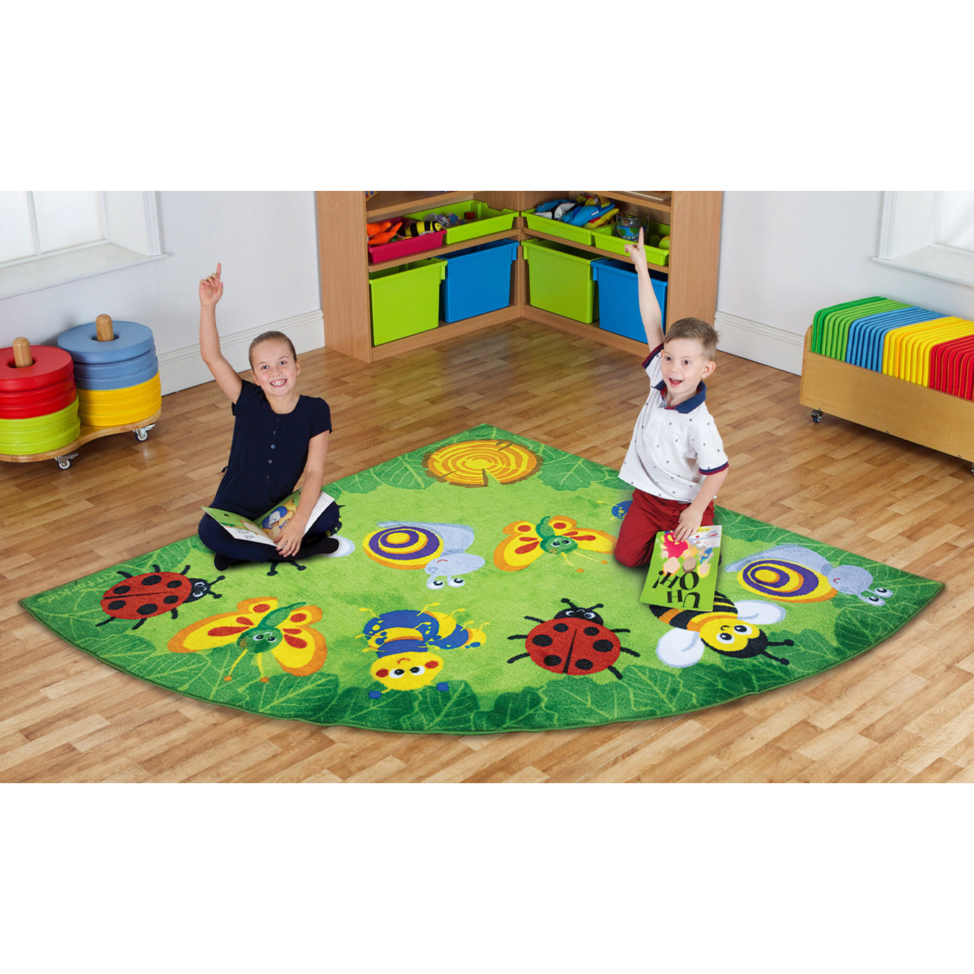 Back to Nature™ Corner Bug Placement Carpet Furniture for Churches ...