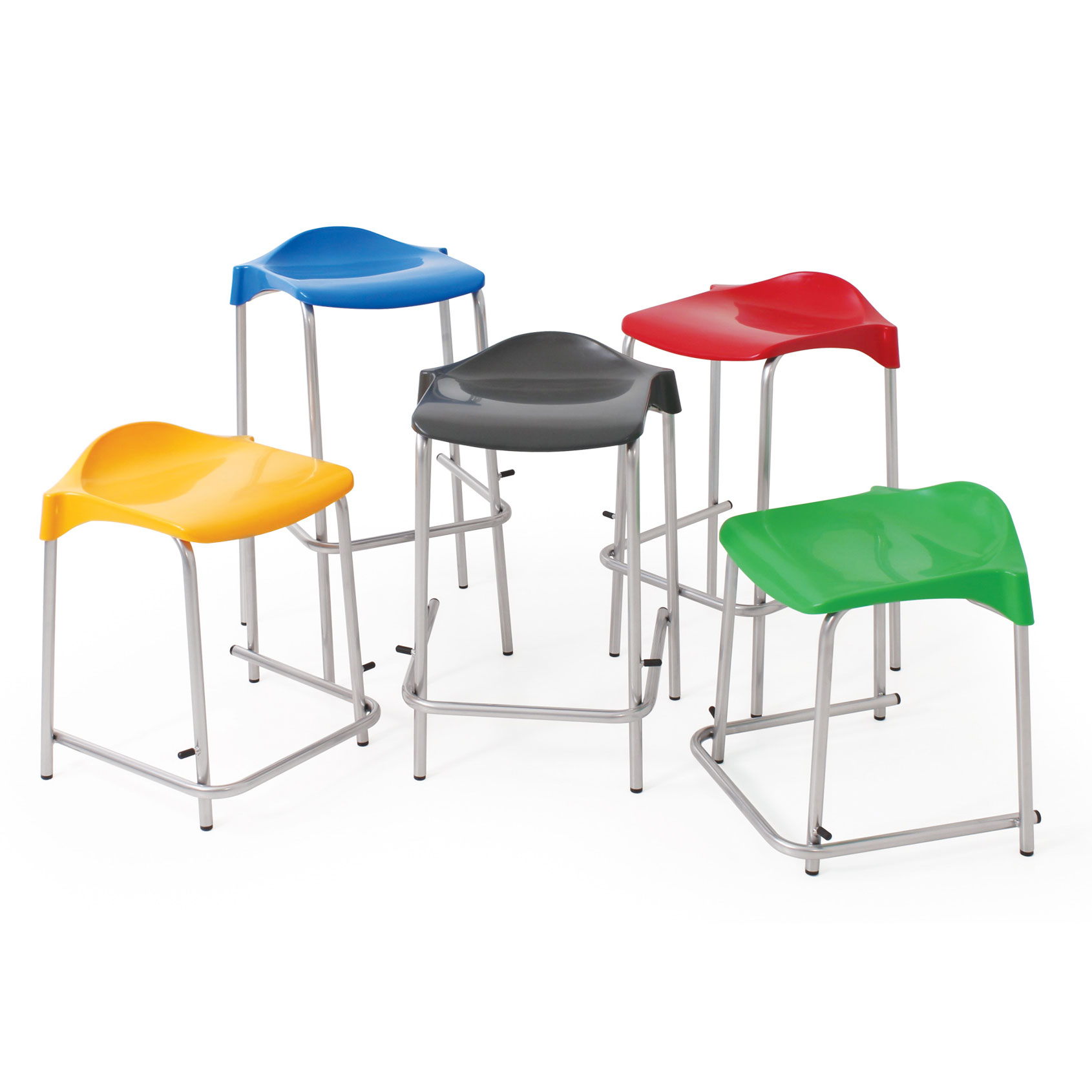 Advanced Low-Back Poly Stool Furniture for Churches & Communities