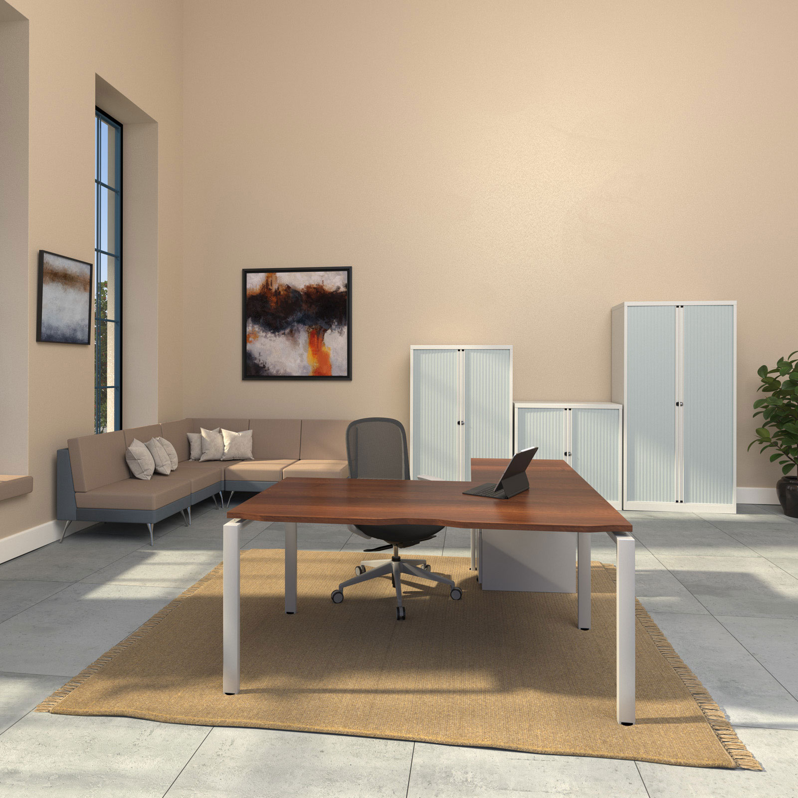 Bisley Systems Storage Tambour Cupboard Furniture for Churches ...