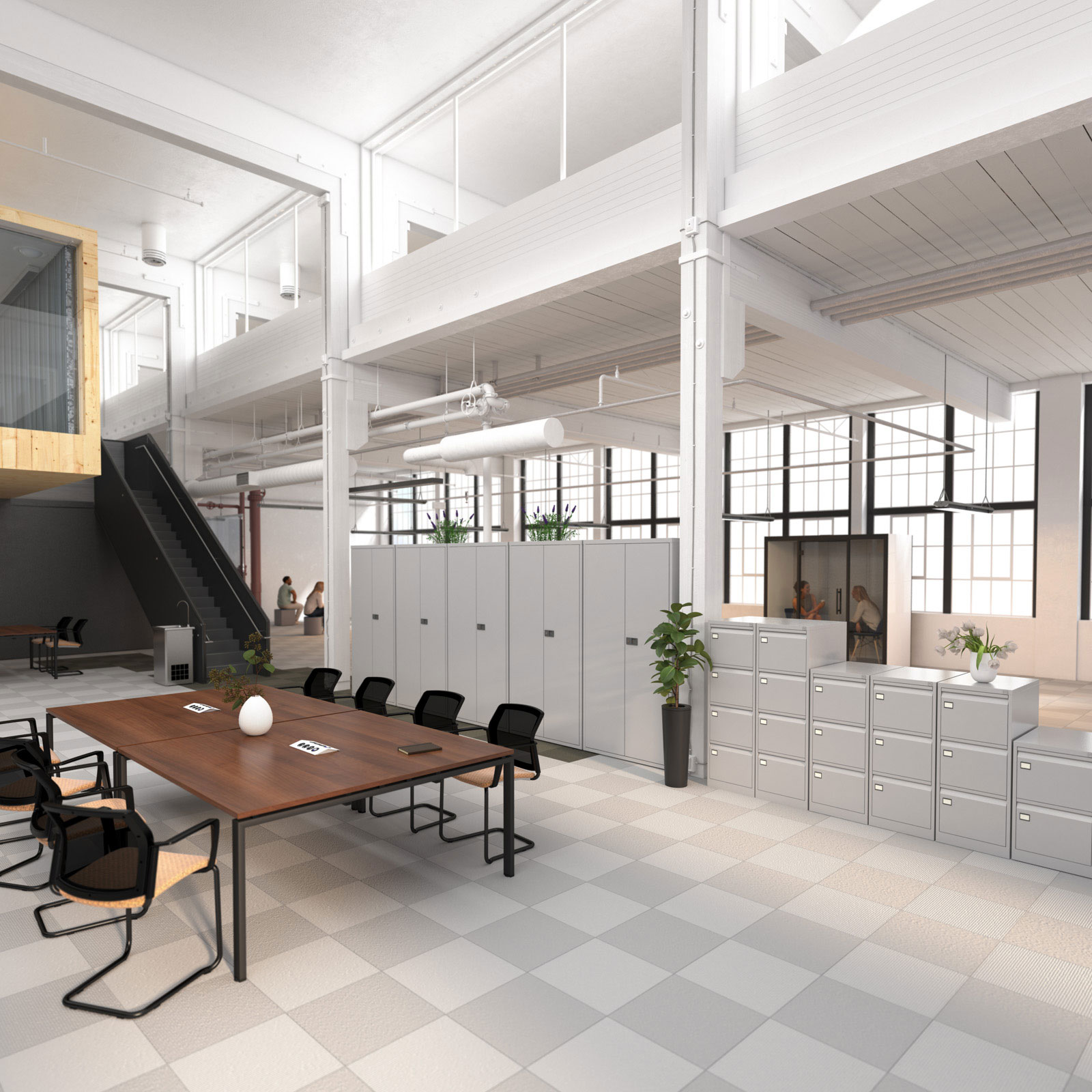 Steel Executive Filing Cabinet Furniture for Churches & Communities