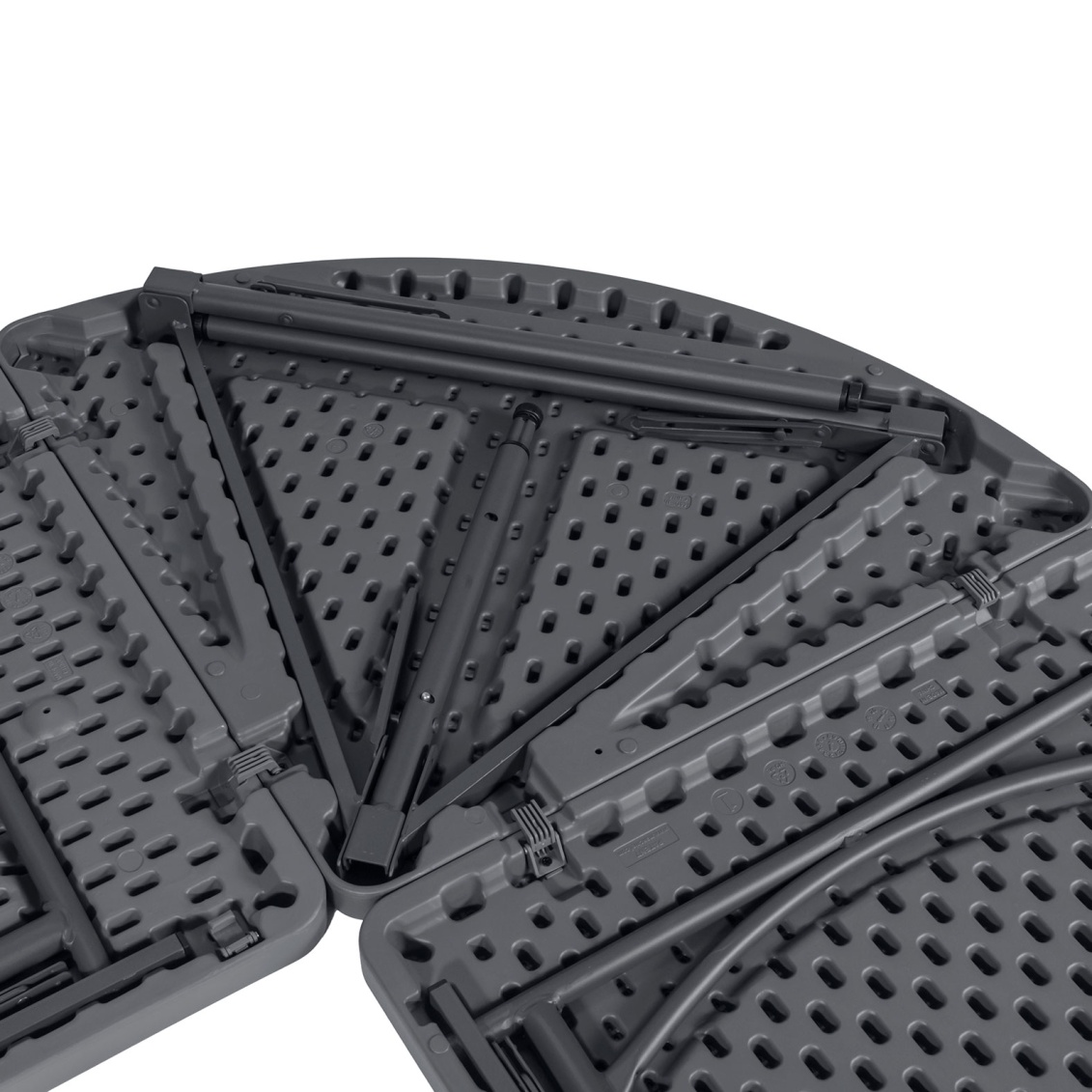 Zown Lightweight Corner Folding Table Furniture for Churches & Communities