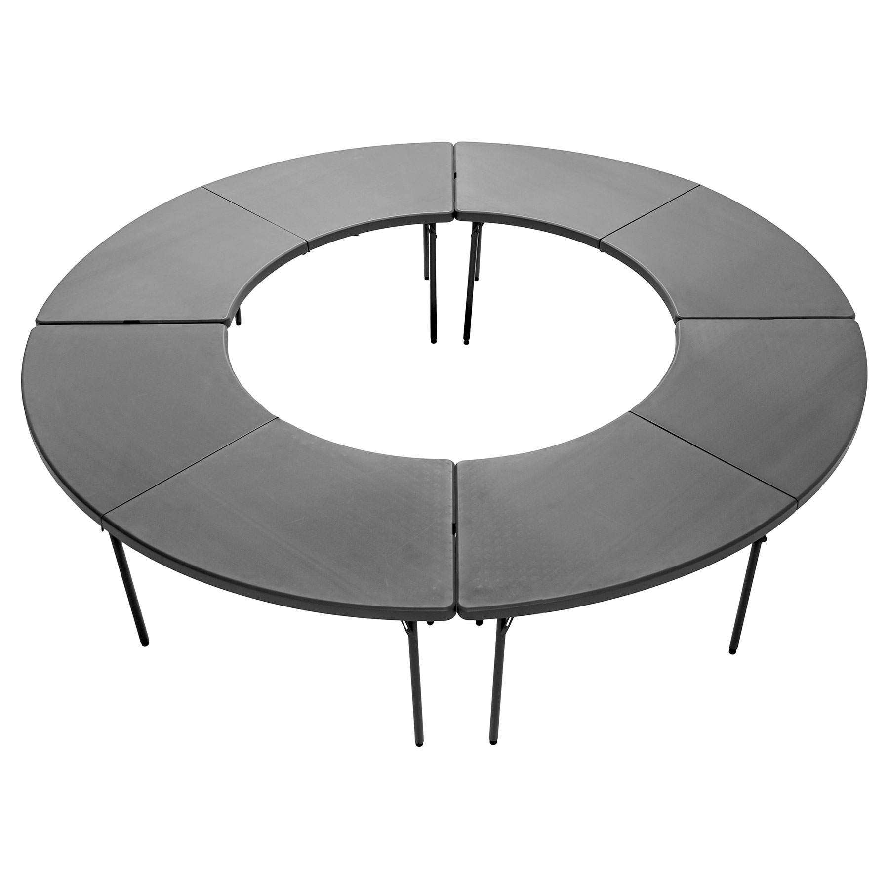Zown Lightweight Moon Folding Table Furniture for Churches & Communities