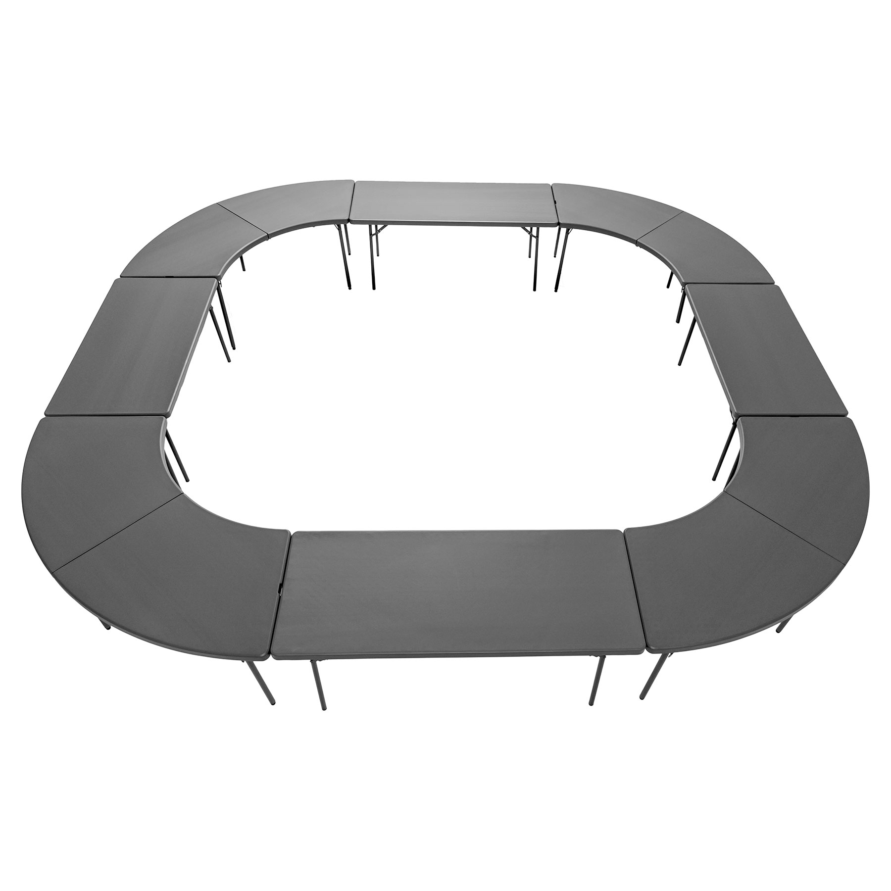 Zown Lightweight Moon Folding Table Furniture for Churches & Communities